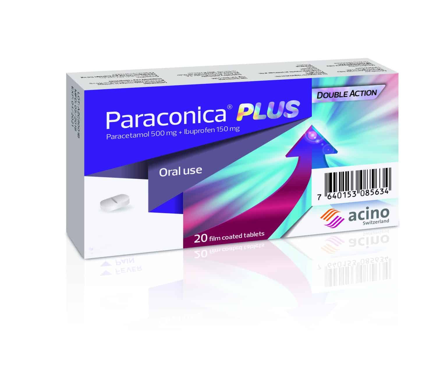 ACINO Paraconica Plus Film Coated Tablets - Pharmtech Caribbean Store